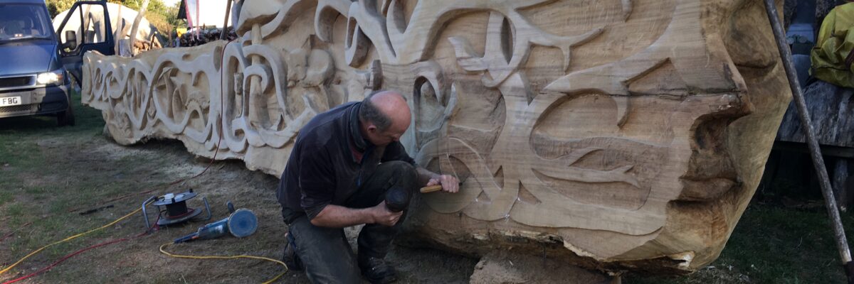 Tree Trunk Sculpture - Rougham Estate