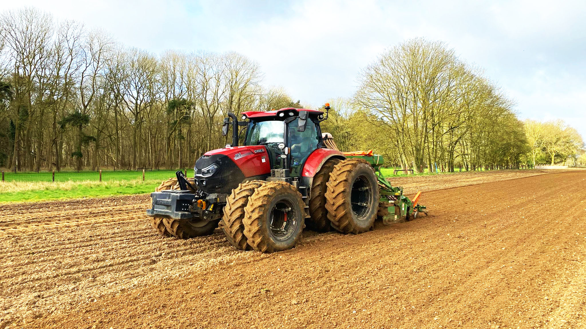 Planting Spring Crops - Rougham Estate