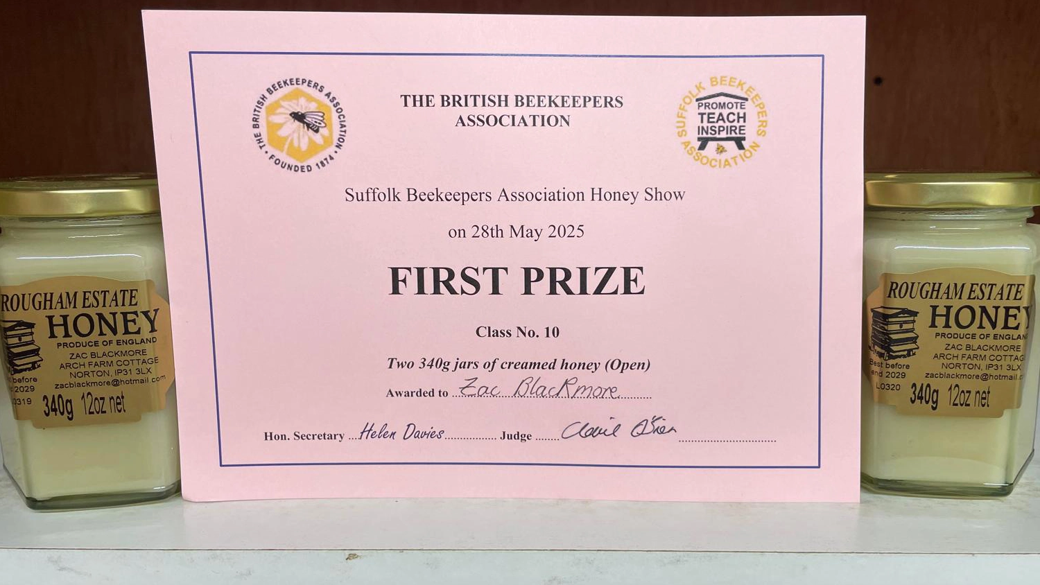 Local Suffolk Show wins - Rougham Estate