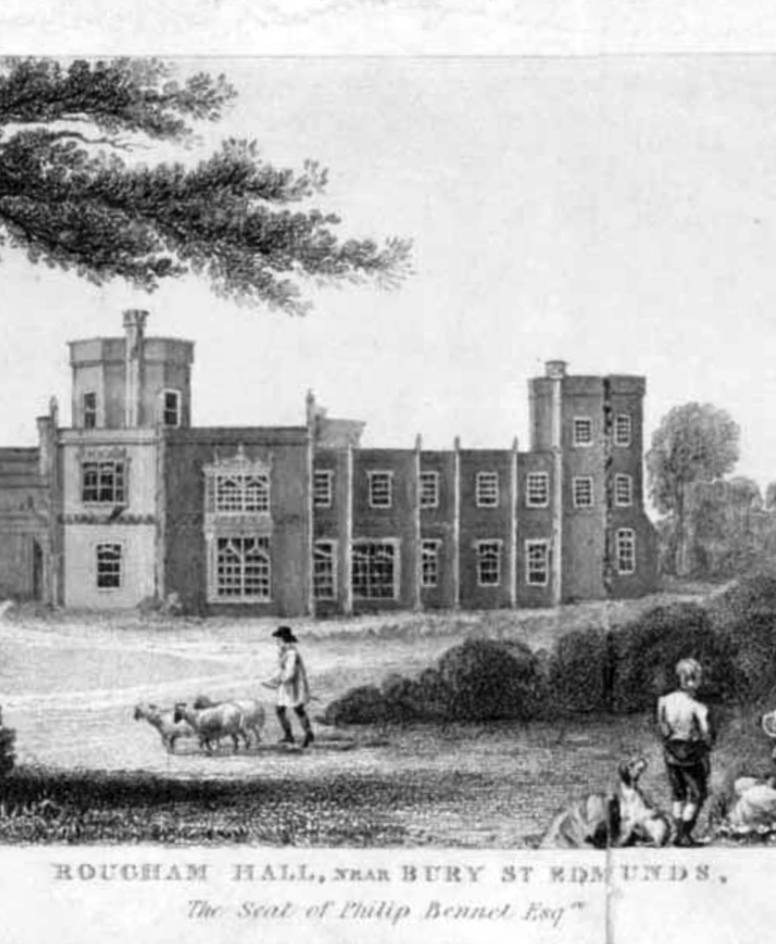 Rougham Hall: a Grade II listed ruin on Rougham Estate